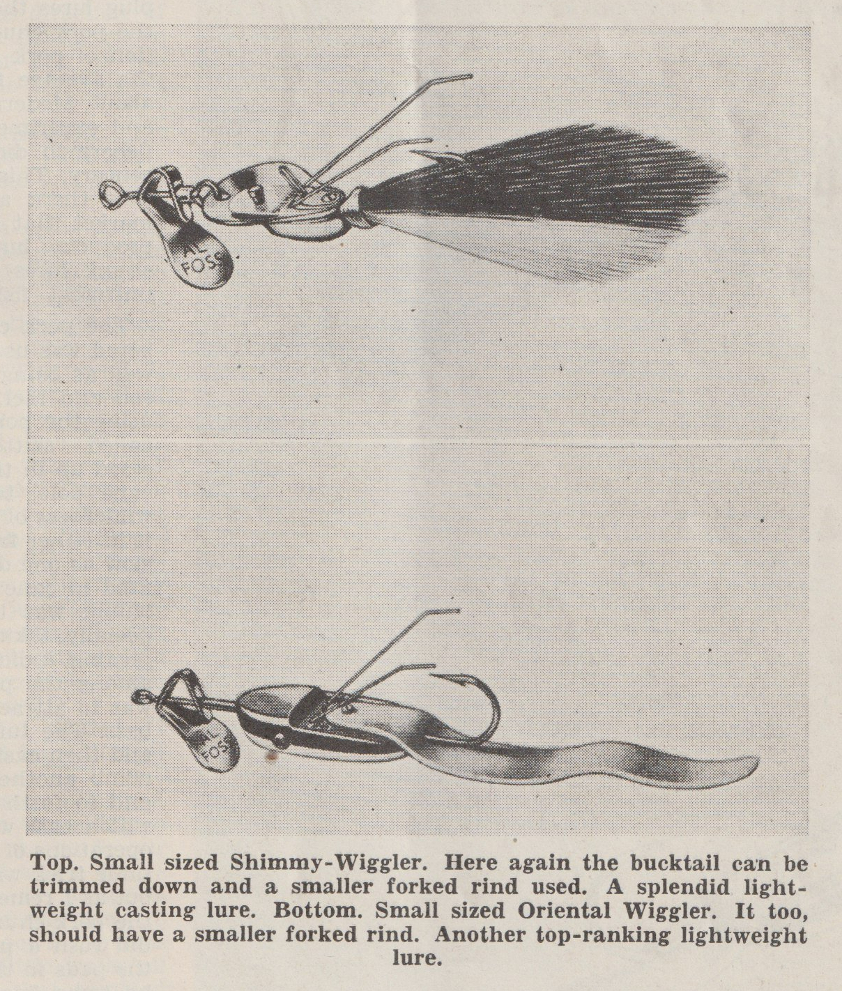 Pork Bait Completely Covered - Bass Fishing Archives Tackle History