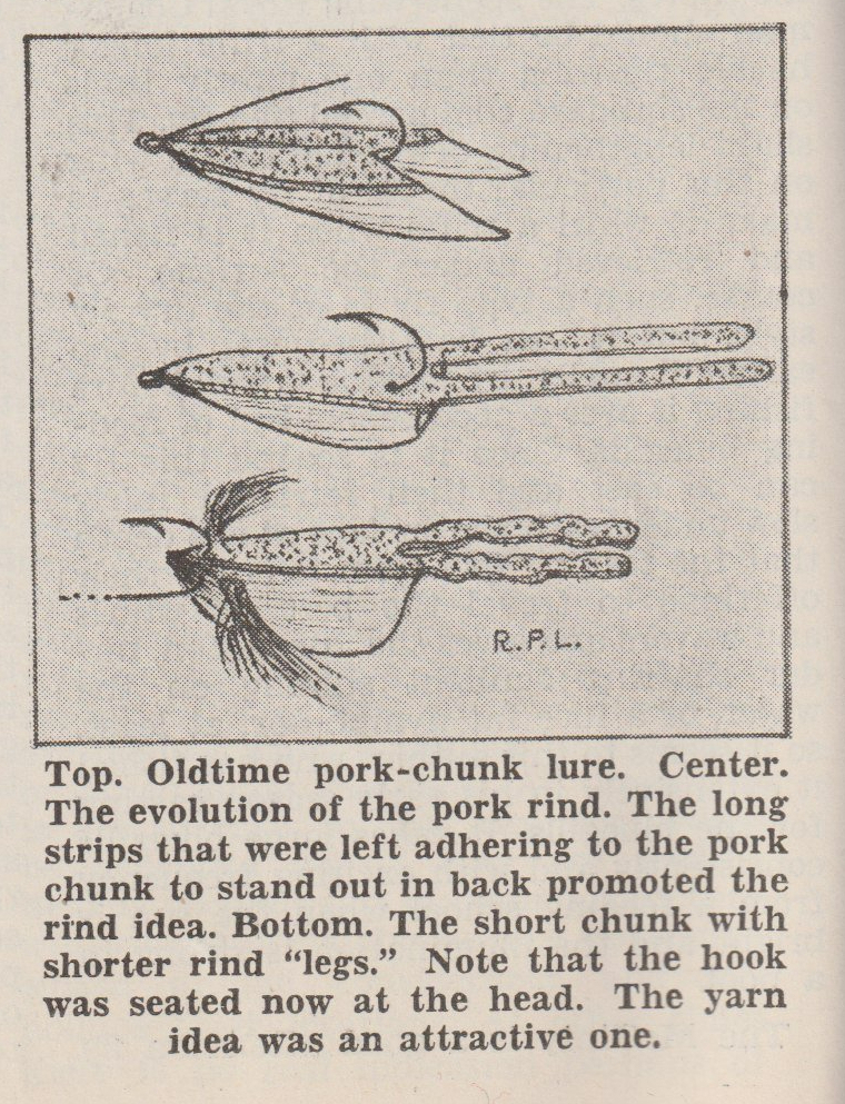 Pork Bait Completely Covered - Bass Fishing Archives Tackle History