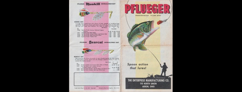 Pflueger Pocket Catalogs 1960s - Bass Fishing Archives Bass Tackle Catalogs