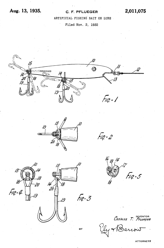 Pflueger Pal-O-Mine - Bass Fishing Archives Tackle History