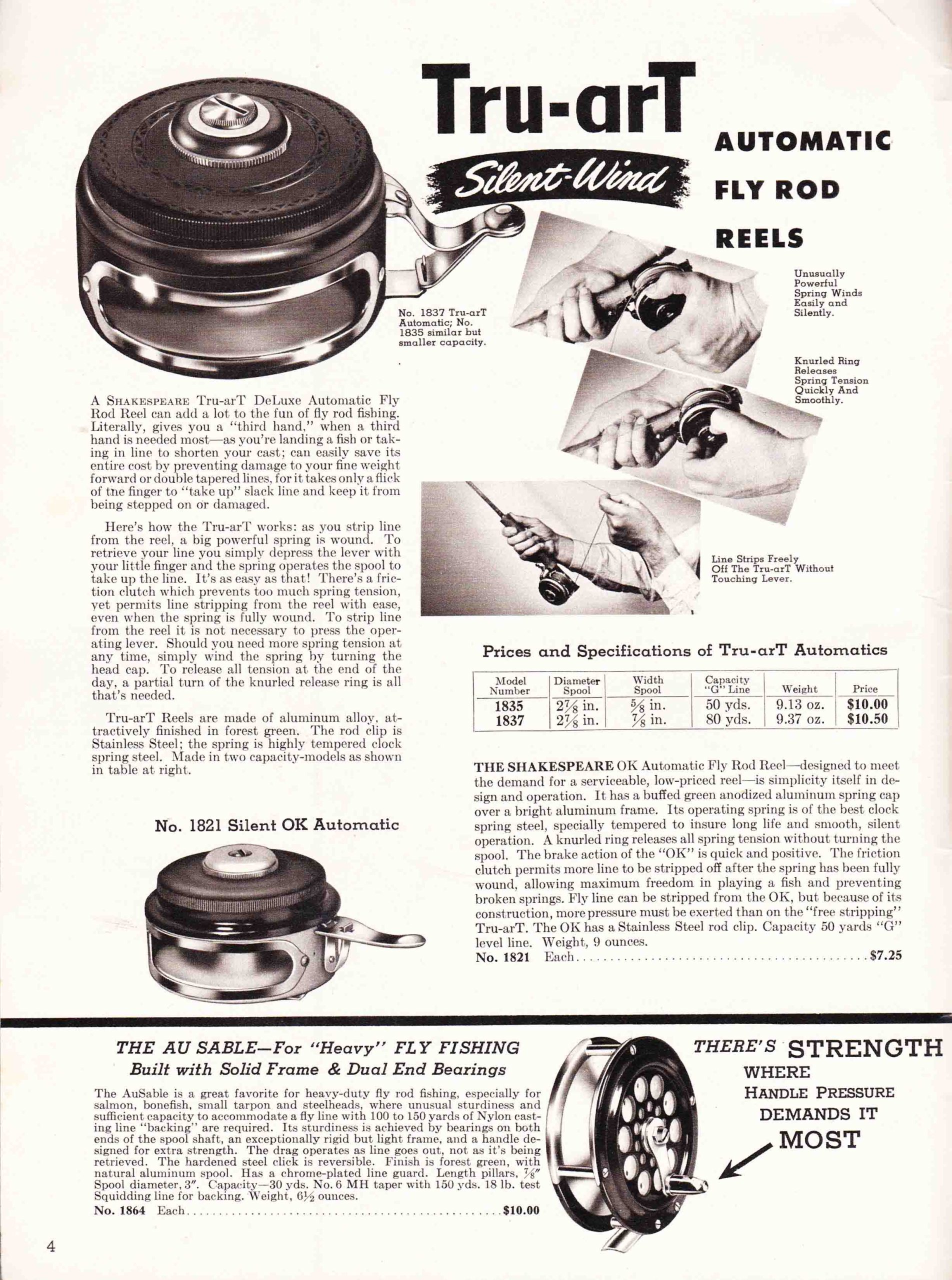 Shakespeare Fishing Tackle 1953 - Bass Fishing Archives Bass Tackle ...