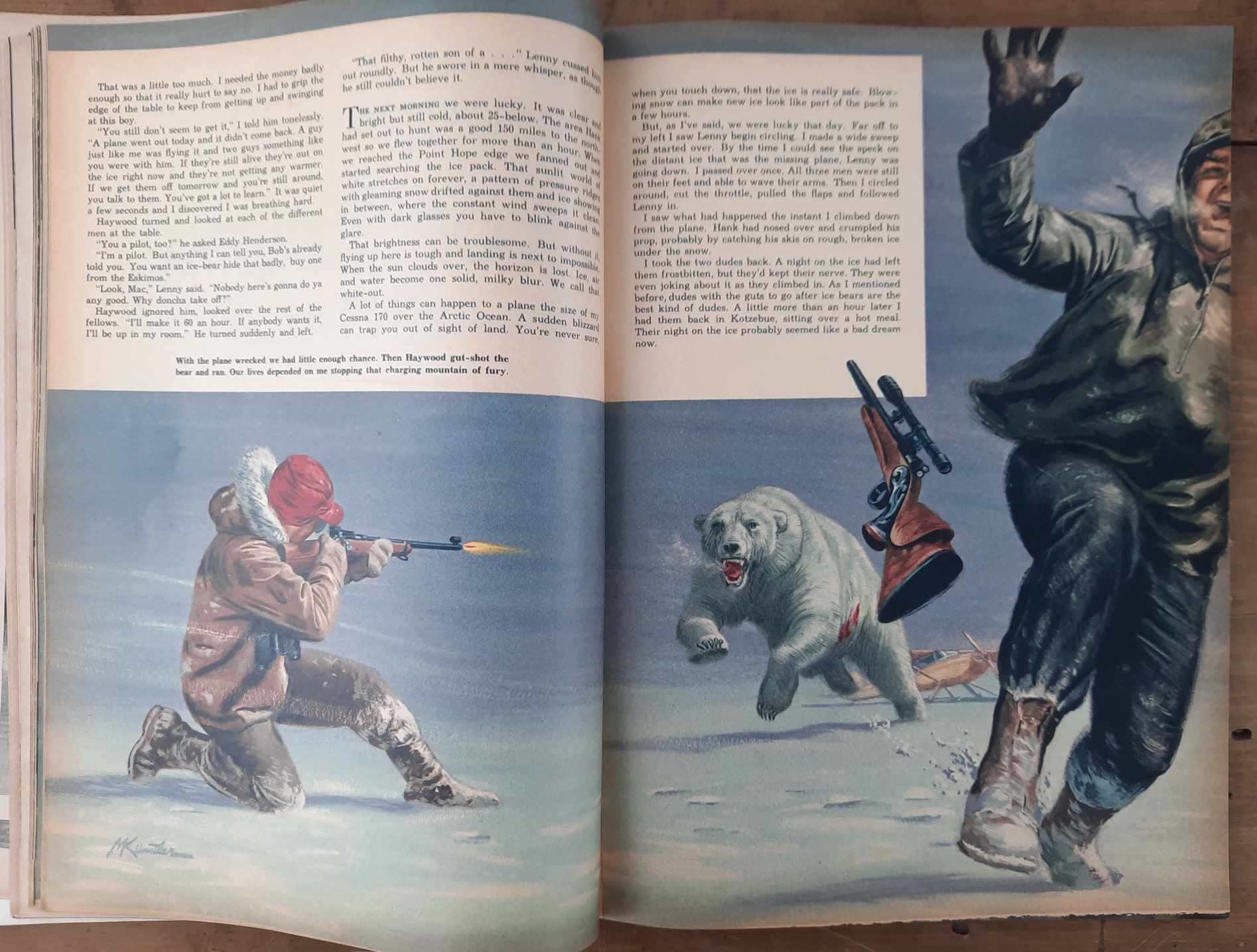 Sports Afield, April 1957 - Bass Fishing Archives Old Bass Magazines