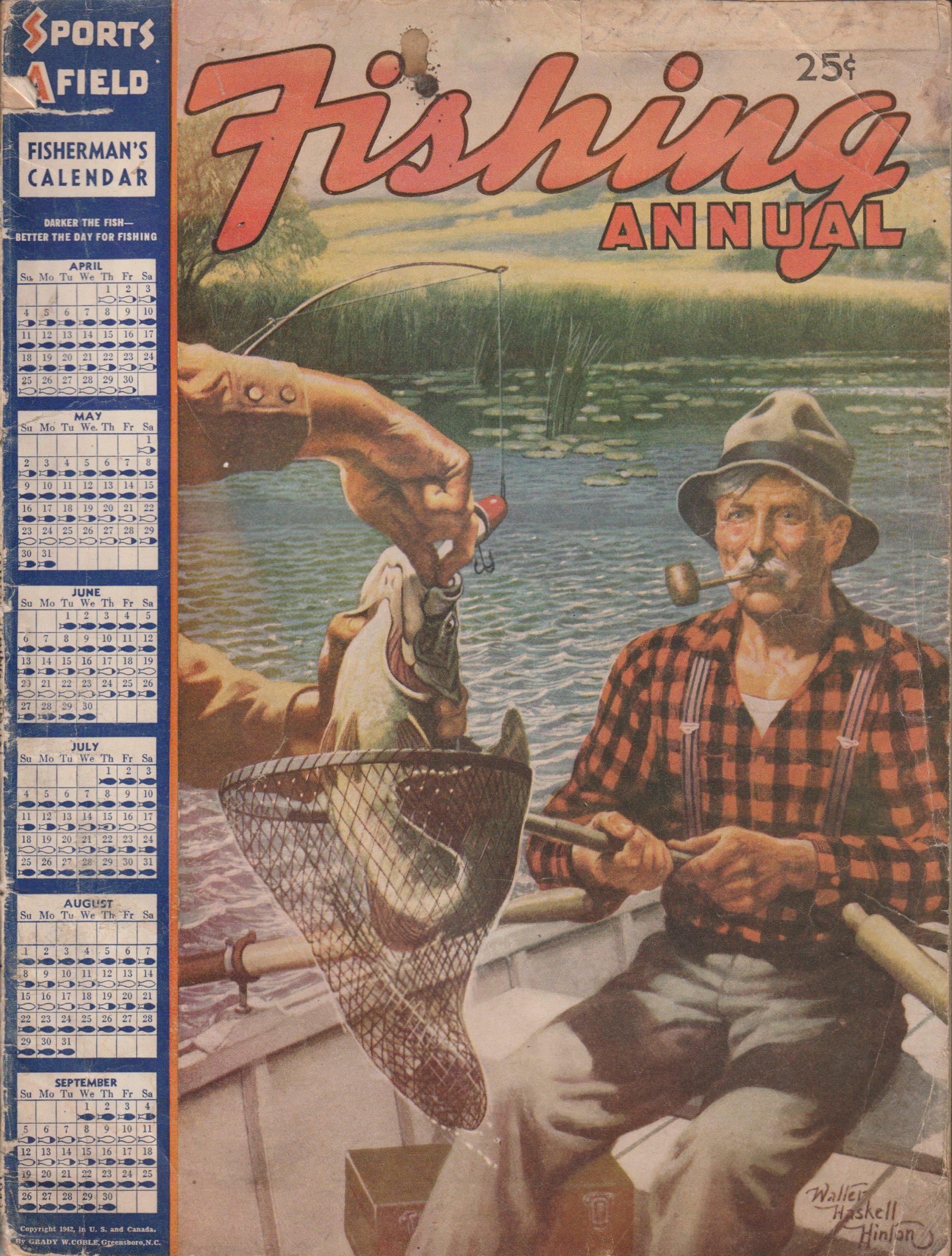Sports Afield Fishing Annual 1943 - Bass Fishing Archives Old Bass ...