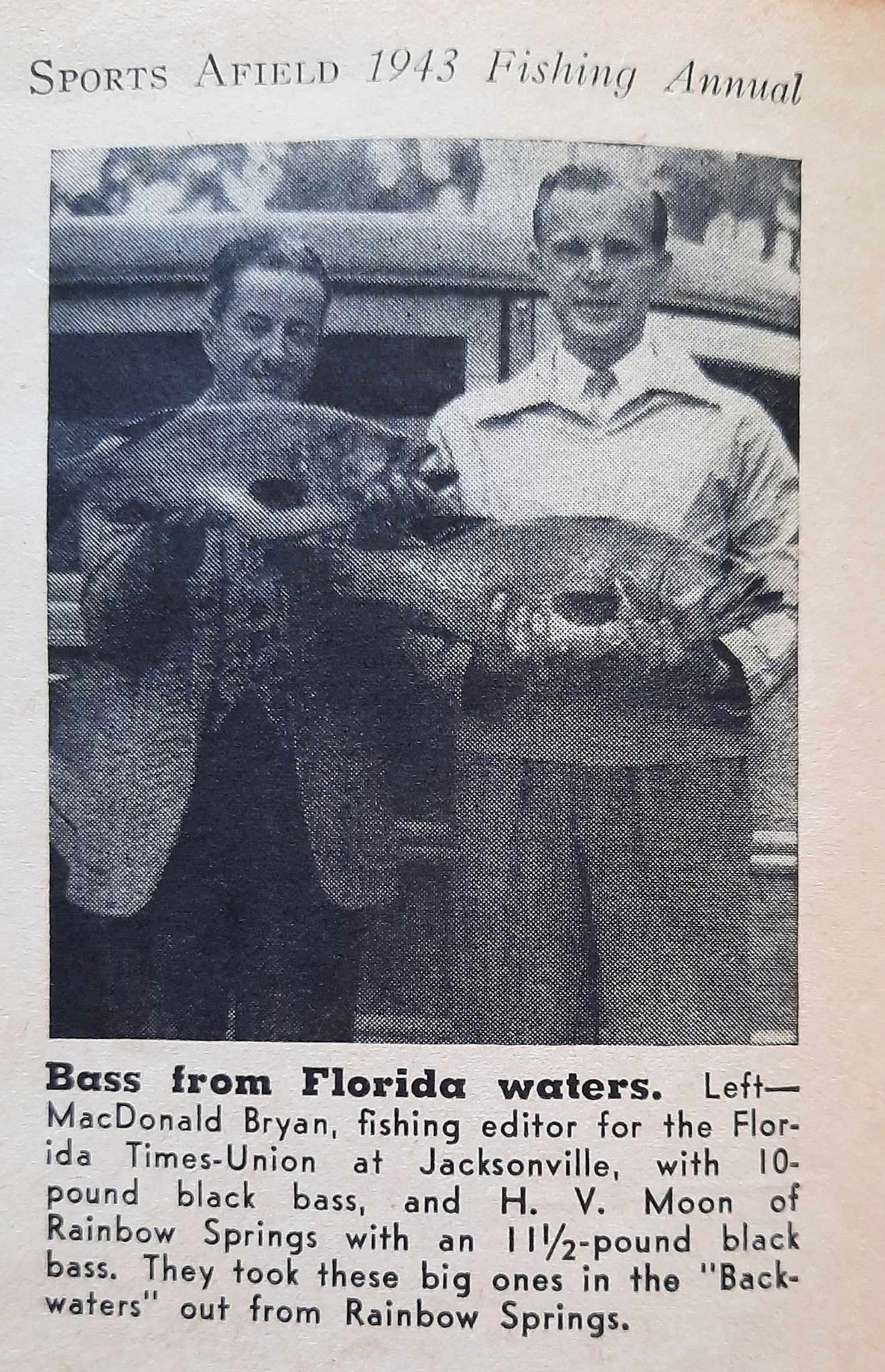 Sports Afield Fishing Annual 1943 - Bass Fishing Archives Old Bass ...