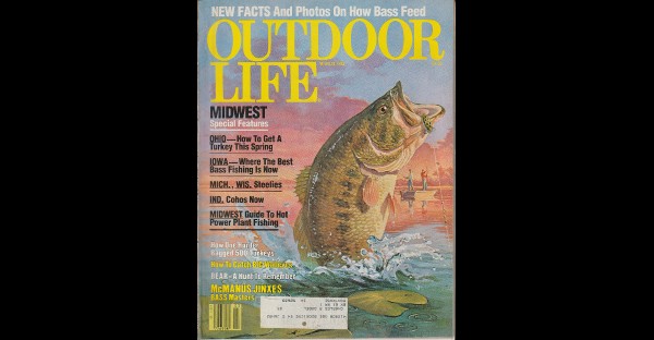 1982 Outdoor Life Bass Covers - Bass Fishing Archives Old Bass Magazines