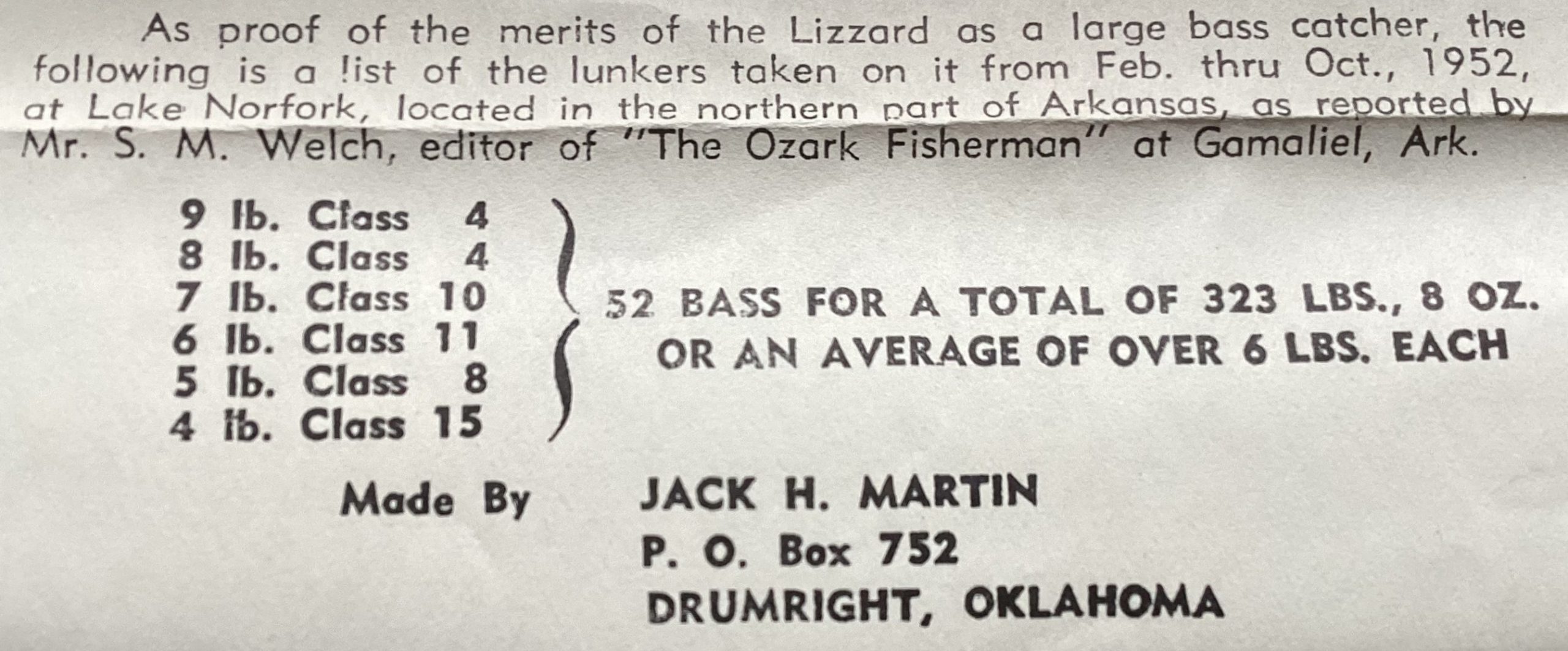 Sam Welch- The Ozark Fisherman - Bass Fishing Archives The Writers