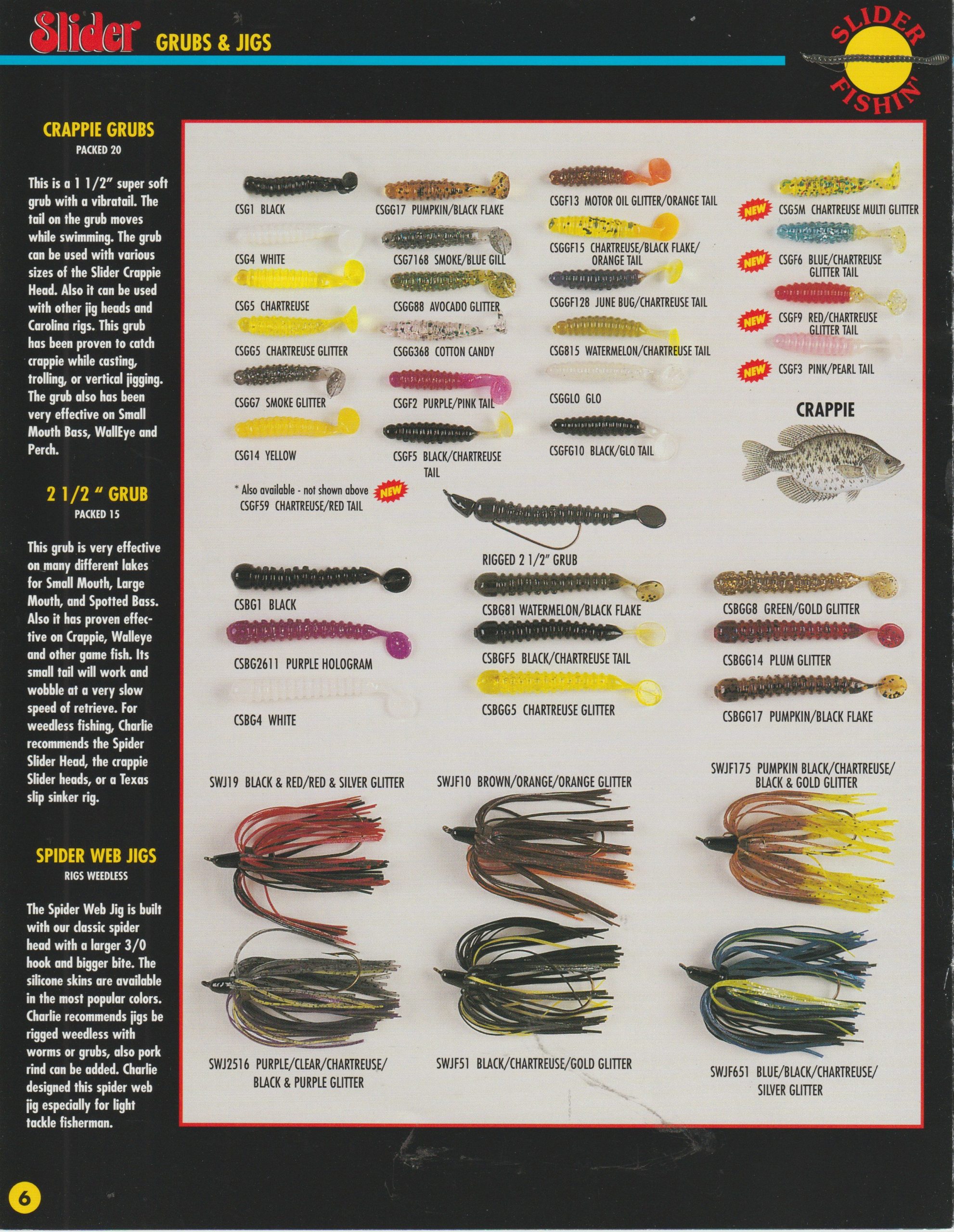 Slider Fishing Catalog 2000 - Bass Fishing Archives Crazy Head Lure ...