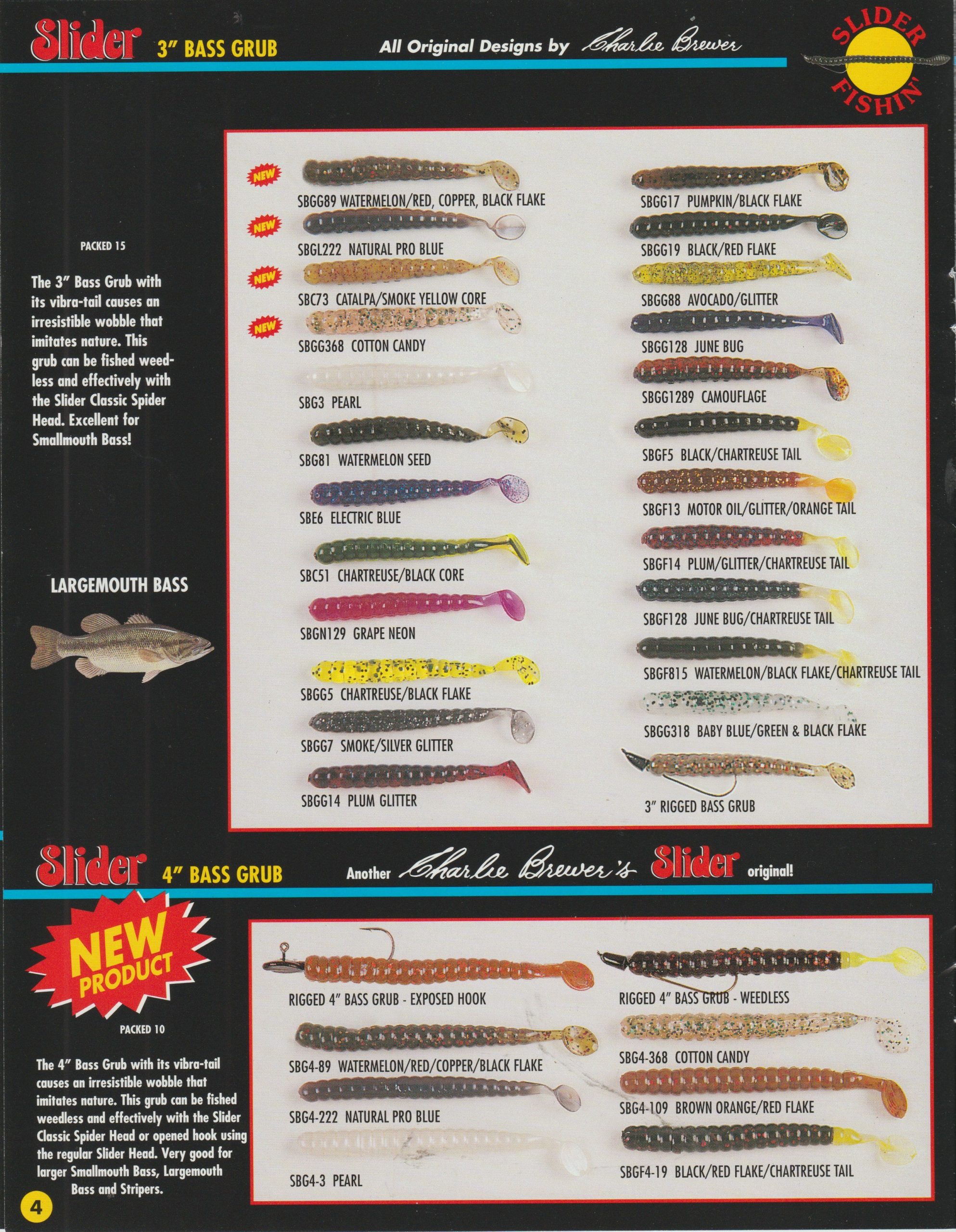 Slider Fishing Catalog 2000 - Bass Fishing Archives Crazy Head Lure ...