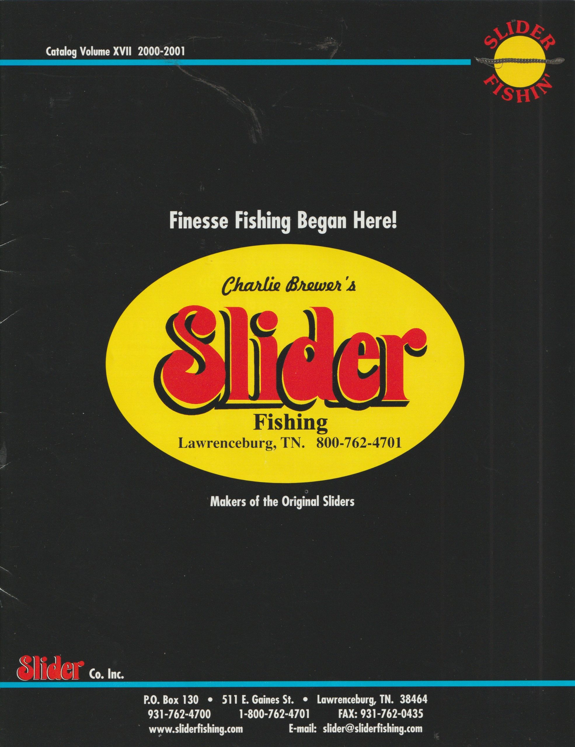 Slider Fishing Catalog 2000 - Bass Fishing Archives Crazy Head Lure ...