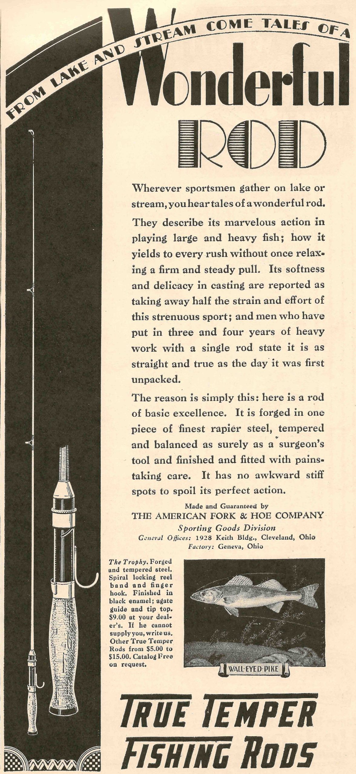 From Lake and Stream Come Tales of a Wonderful Rod - Bass Fishing ...