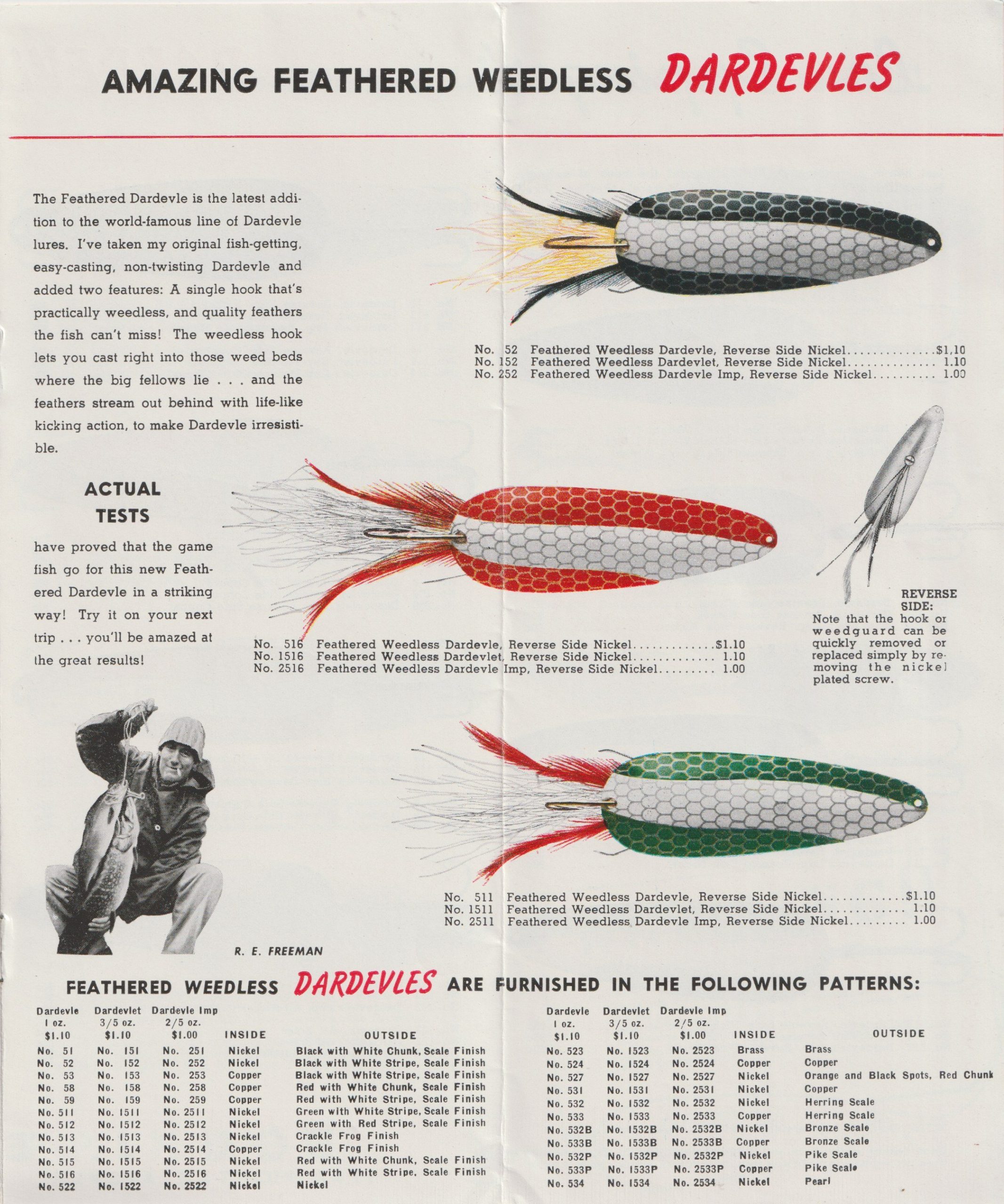 1952 Eppinger Dardevle Brochure - Bass Fishing Archives Eppinger Dardevle