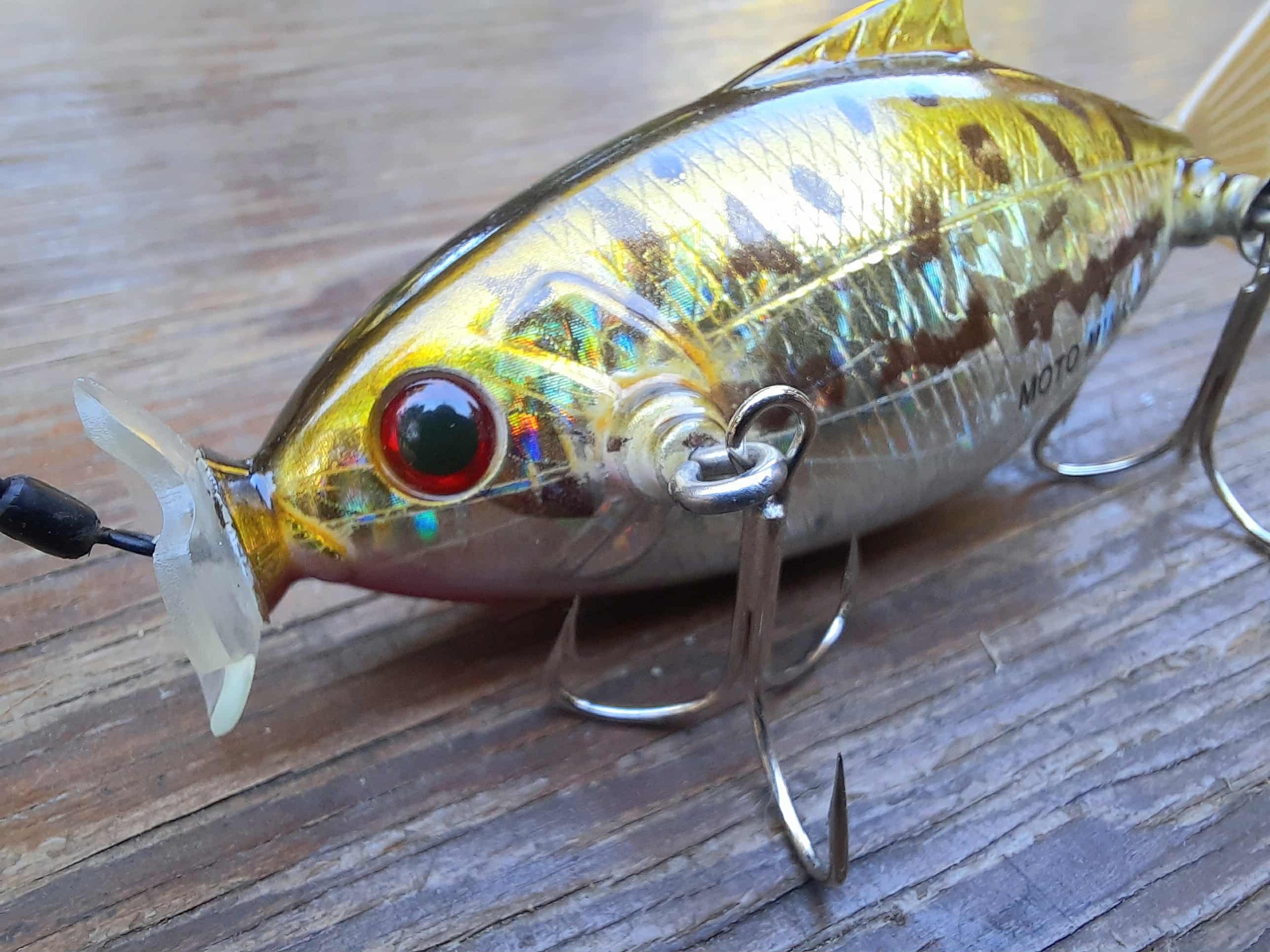 Chuck Woolery Moto Minnow - Bass Fishing Archives Gimmick Bass Tackle