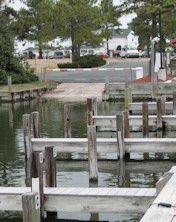 Bayville Marina, boat dockage and ramp, near Fenwick Island, Delaware