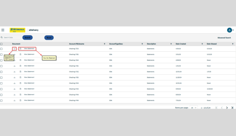 How to Enroll and View your Account eStatements - BB Americas Bank