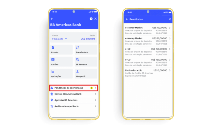 How to Confirm the Request to Open the e-CD Account in The BB S.A. App ...