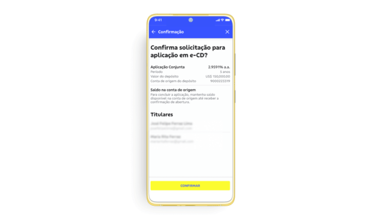 How to Confirm the Request to Open the e-CD Account in The BB S.A. App ...