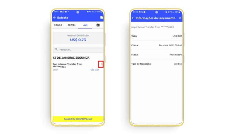 How to view balances and transactions (BBA Statement in the BB S.A. App ...