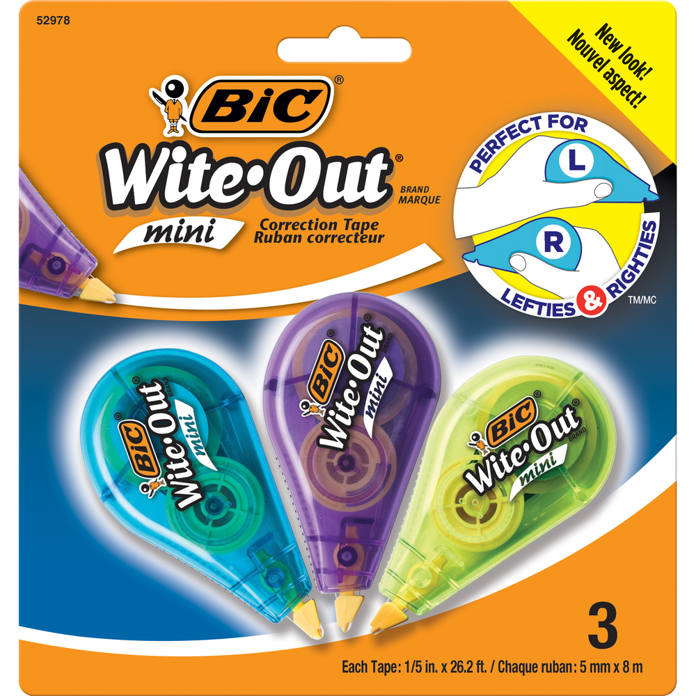 Dalton State College Bookstore: BIC Wite-Out Brand Mini Correction Tape ...