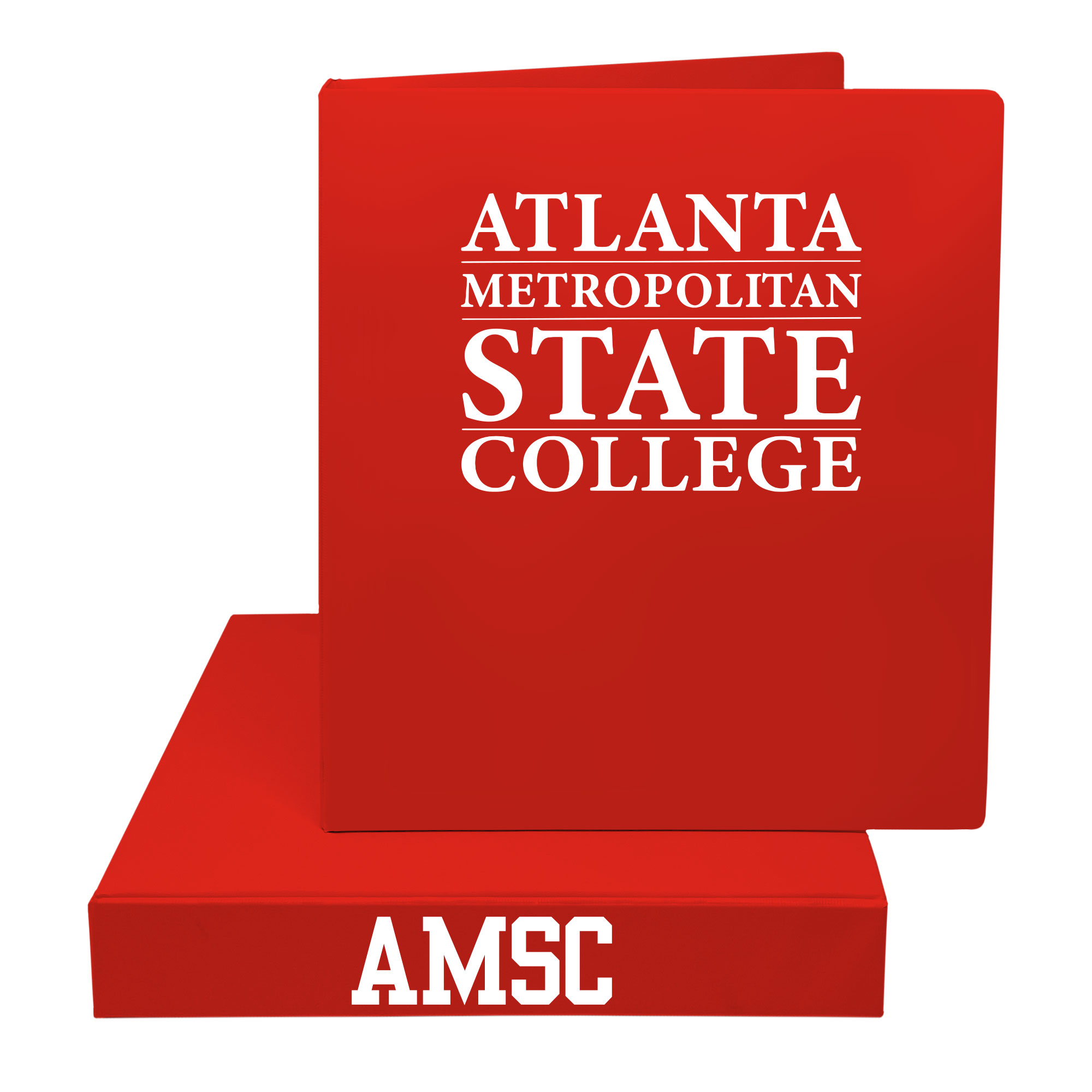 Atlanta Metro State College Bookstore: AMSC 1.5" Vinyl Binder