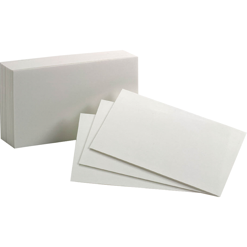 The Billiken Shop: Oxford Index Card - White 4x6in Unruled