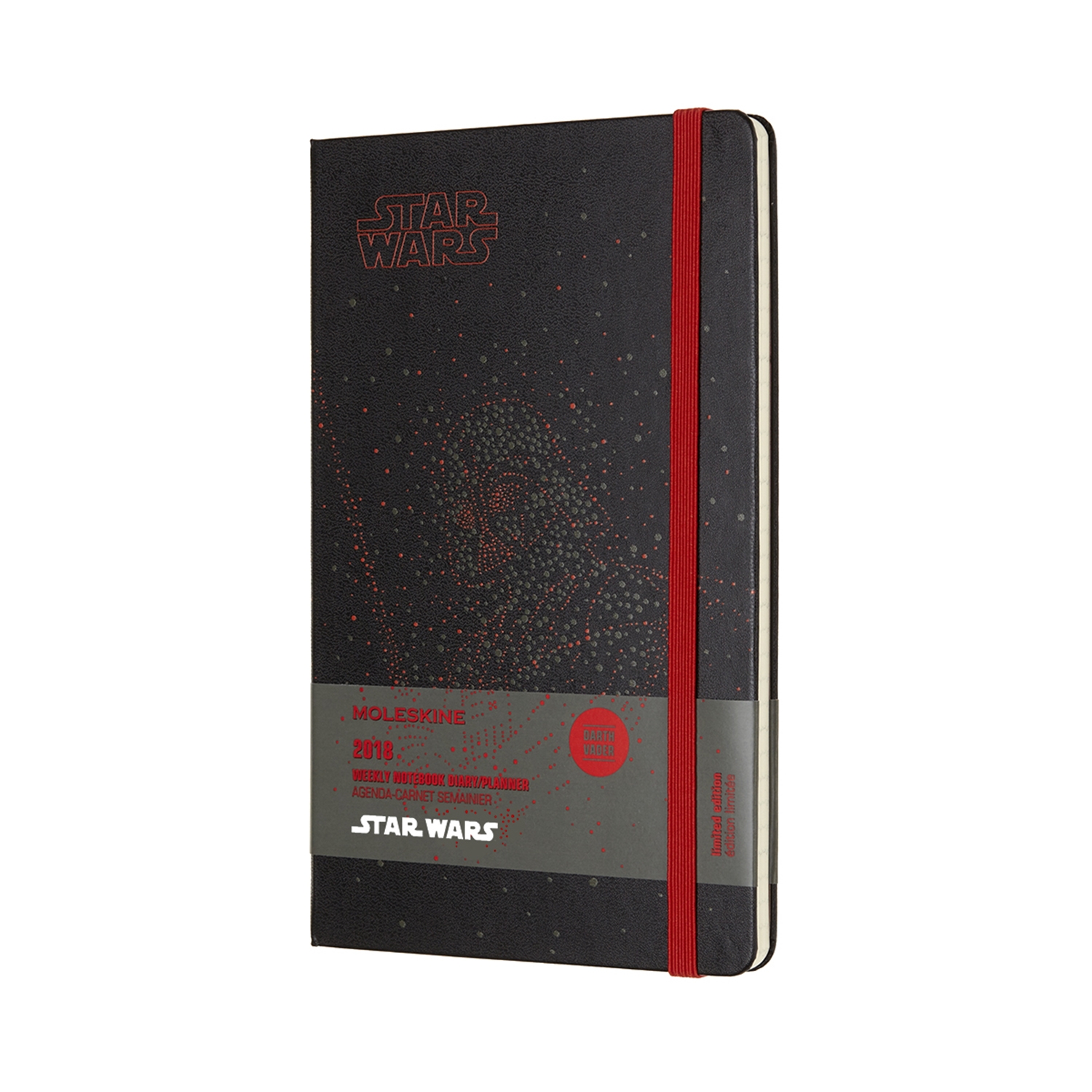 Cal Student Store: MOLESKINE 12M STAR WARS WEEKLY NOTEBOOK LARGE DARTH ...