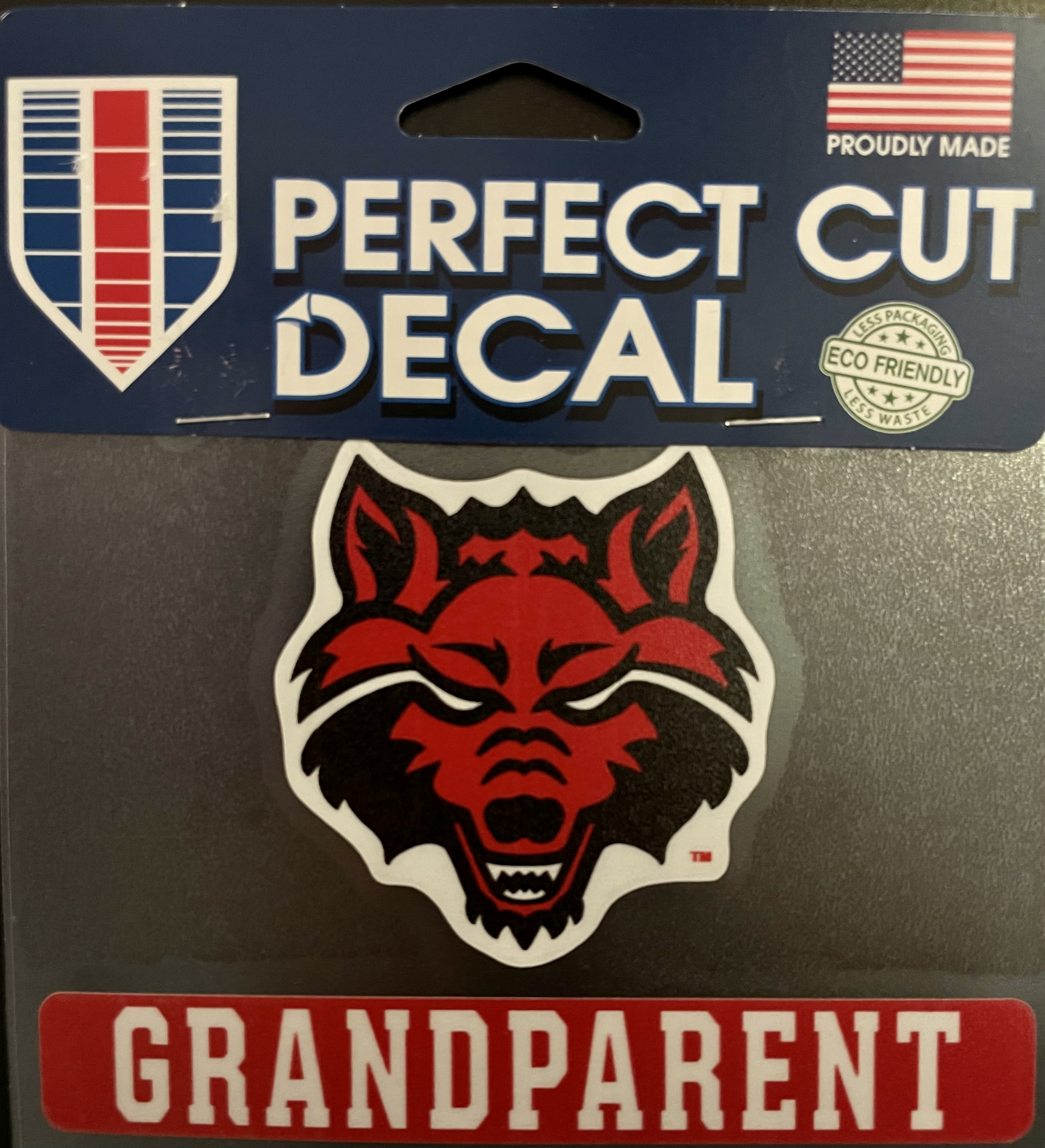 Textbook Brokers - Jonesboro: Perfect Cut Decal Red Wolves Grandparent