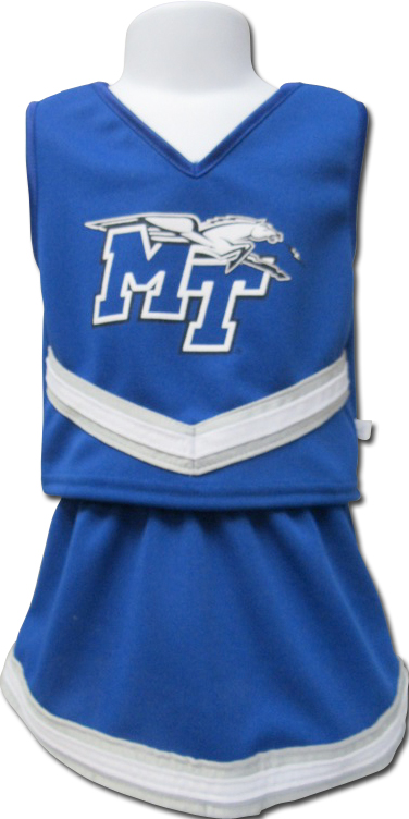 Textbook Brokers - MTSU: Youth MT Logo w/ Lightning Polyester Cheer Set