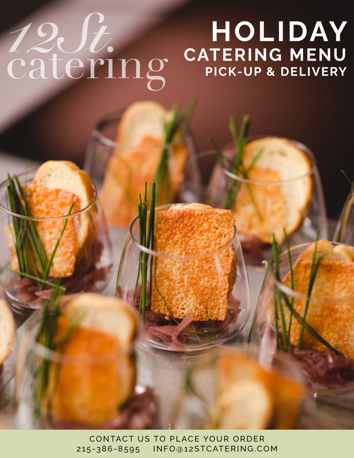 12th St. Catering Holiday Menu!