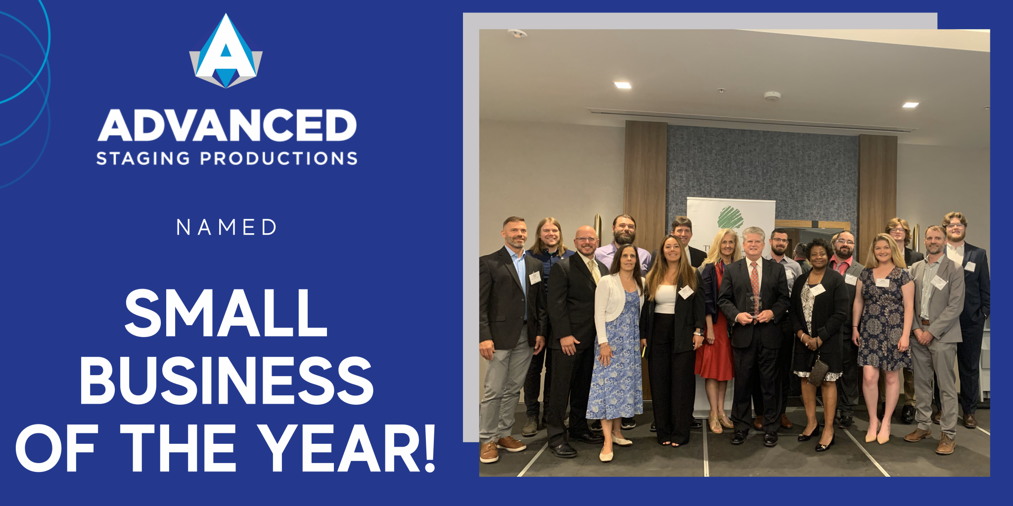 Advanced Staging Productions Named Small Business of the Year