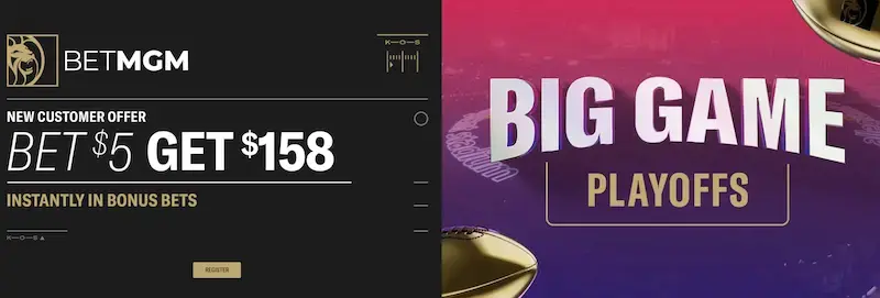 BetMGM Bonus Code 2024 - Bet $5 Get $158 with VIBONUS