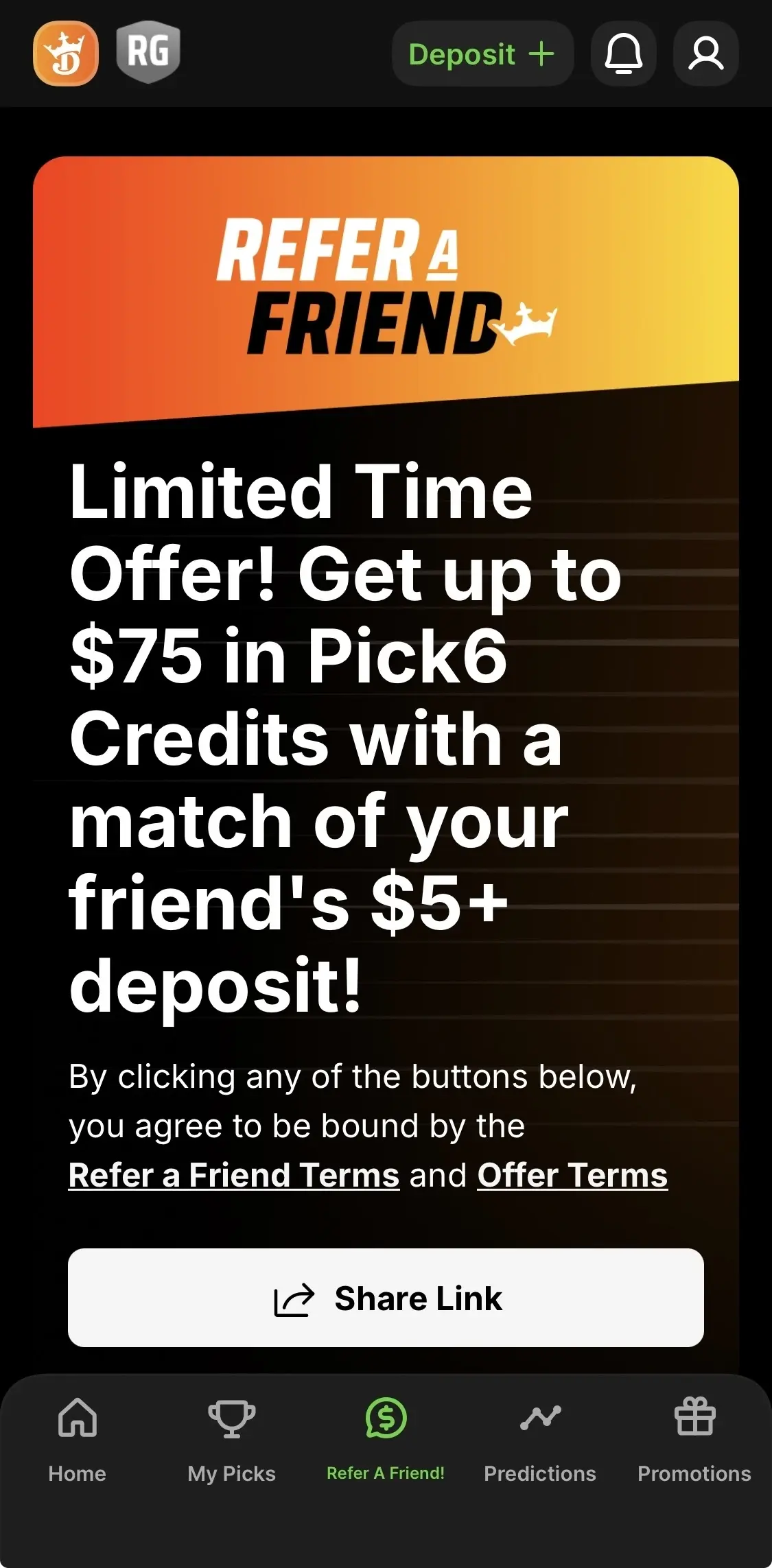 DraftKings Pick6 Promo Code June 2026: Play $5, Get $25!
