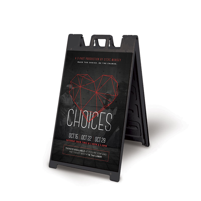 Sidewalk Display Kit from Bowman Displays | Bowman Displays Digital ...