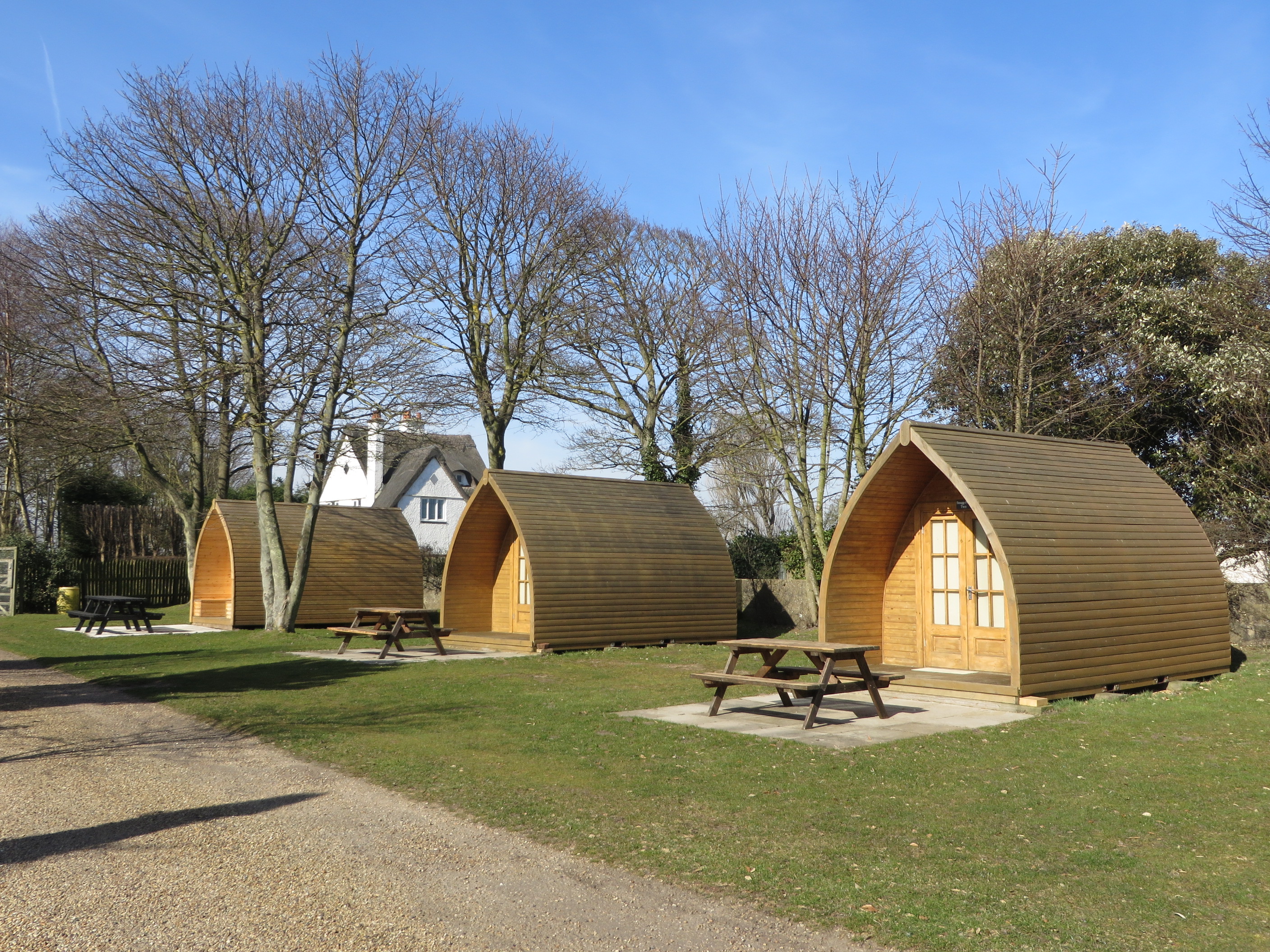 Camping Pods Suffolk Coast - Beach View