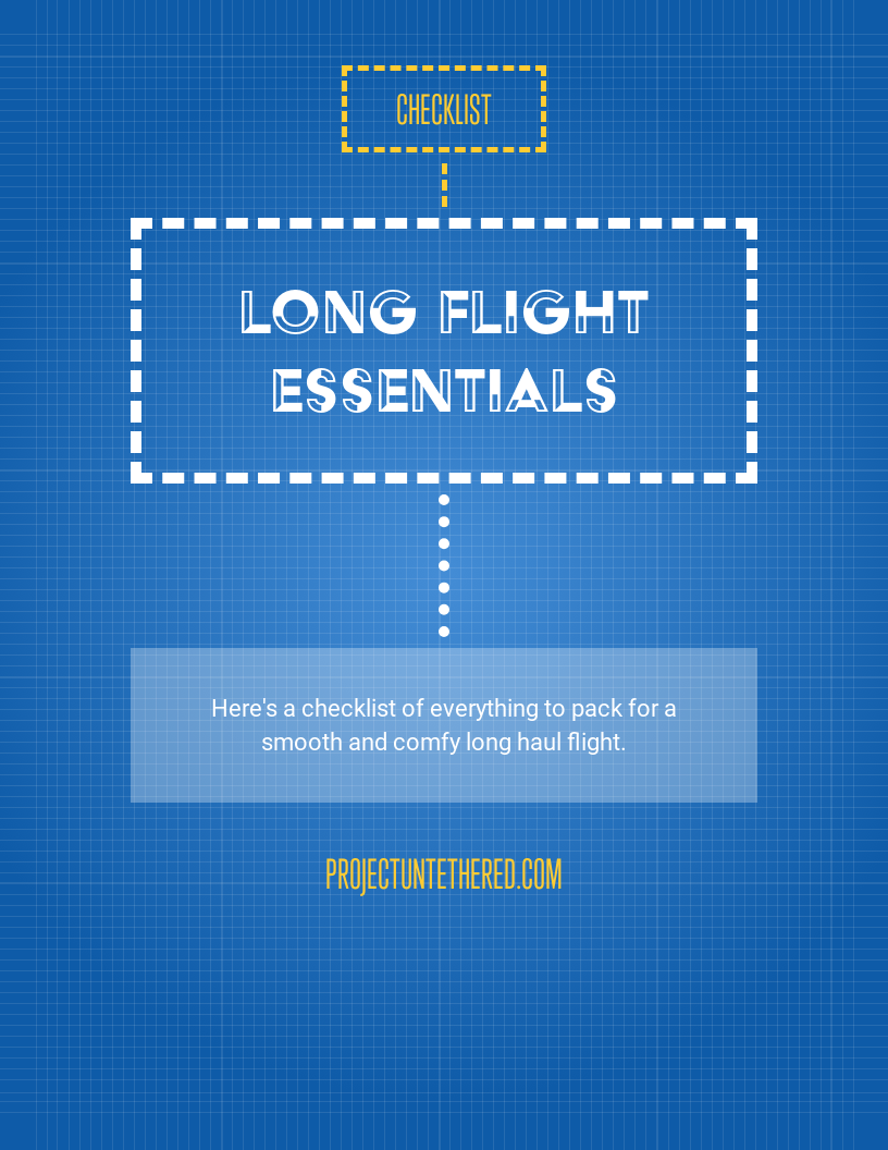 long flight essentials list