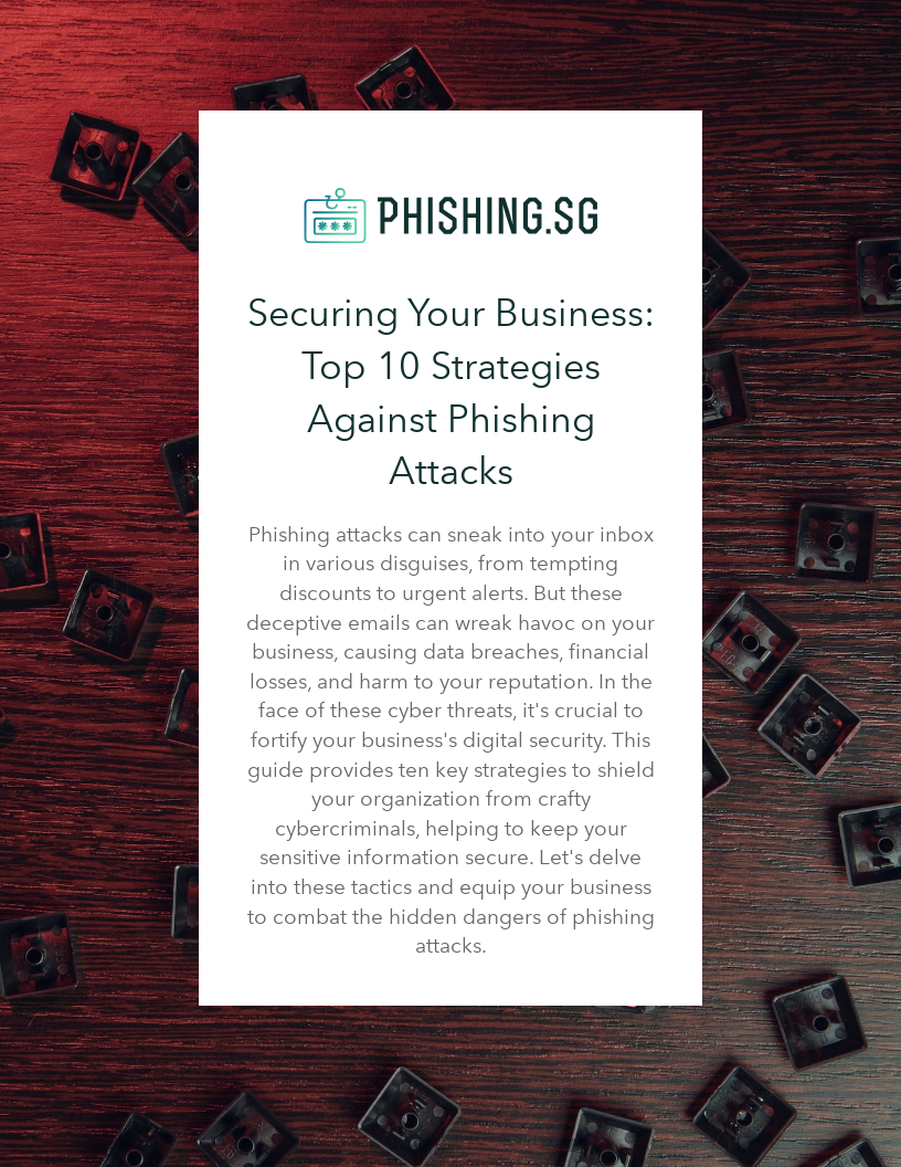 Phishing.sg free resource library