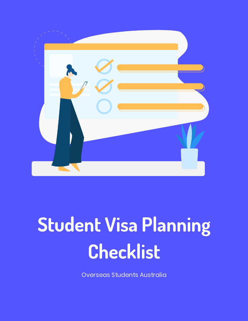 STUDENT VISA CHECKLIST