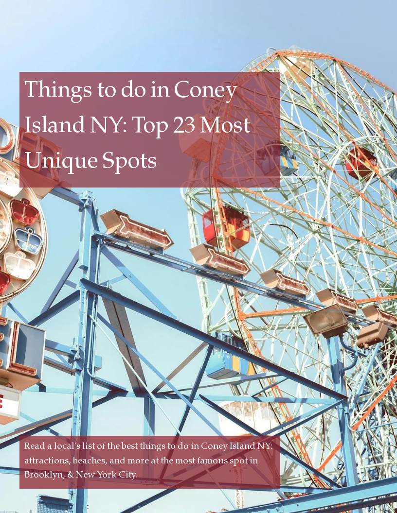 Coney Island NYC Visitors Guide