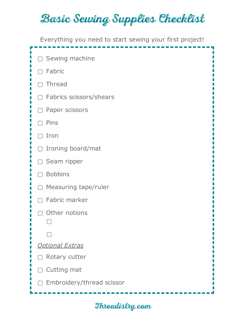 Threadistry sewing resource library