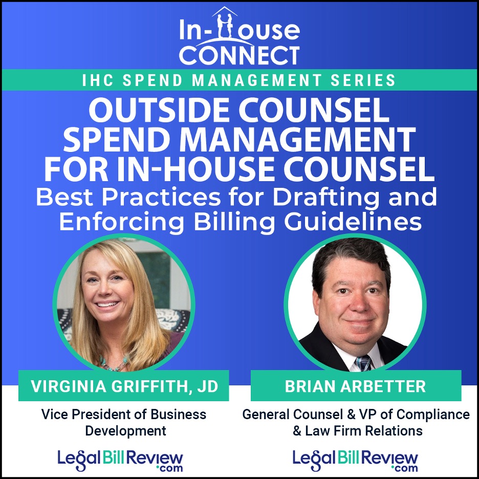 Outside Counsel Spend Management For In-House Counsel Best Practices ...