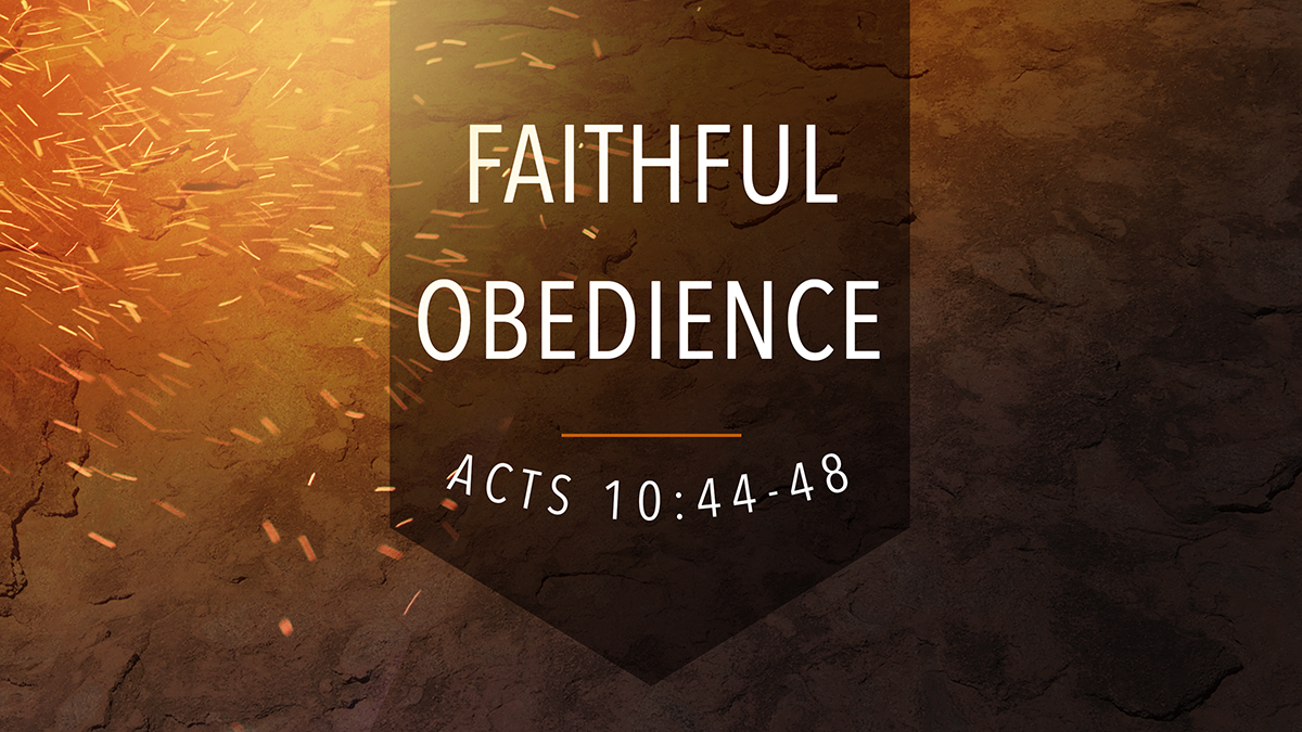 Faithful Obedience – Bell Avenue Church of Christ