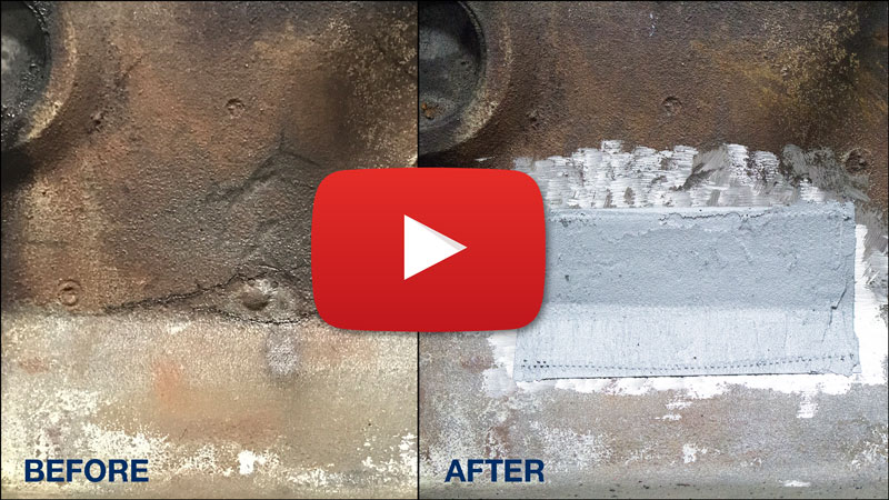 How to Repair a Cracked Engine Block wtih Belzona