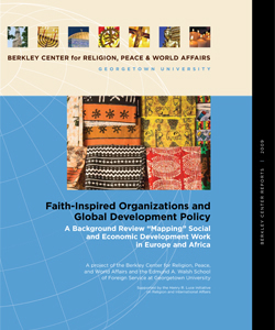 Faith-Inspired Organizations and Global Development Policy: A ...
