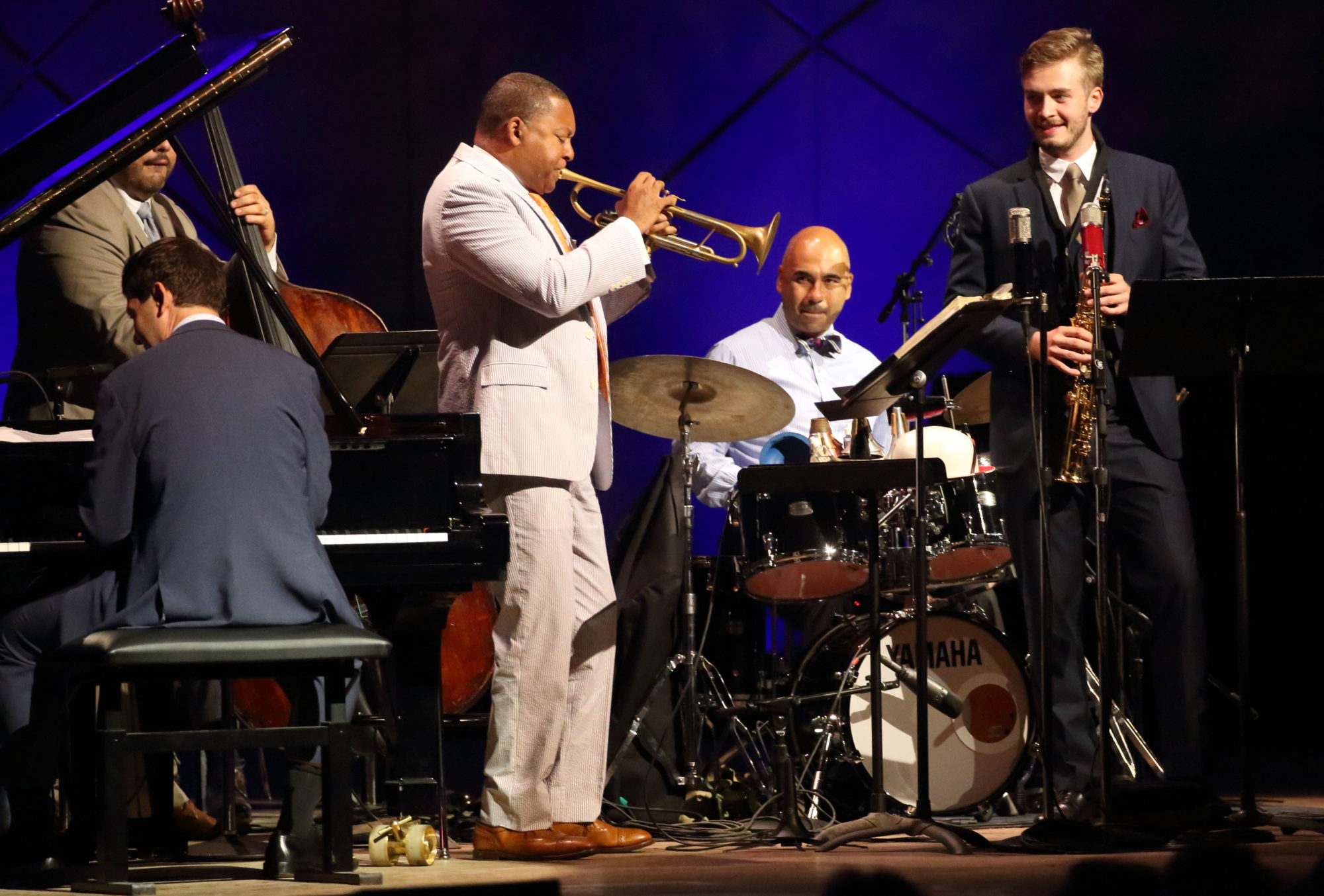 Wynton Marsalis Quintet and Ellis Marsalis Quintet at Tanglewood ...