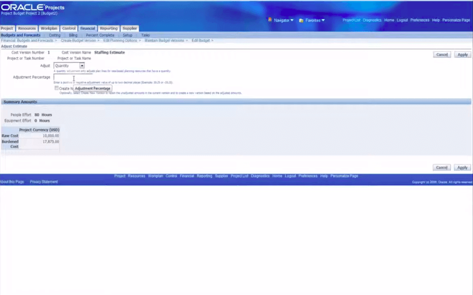 Oracle Project Portfolio Management - Plataforma de gerenciamento de ...