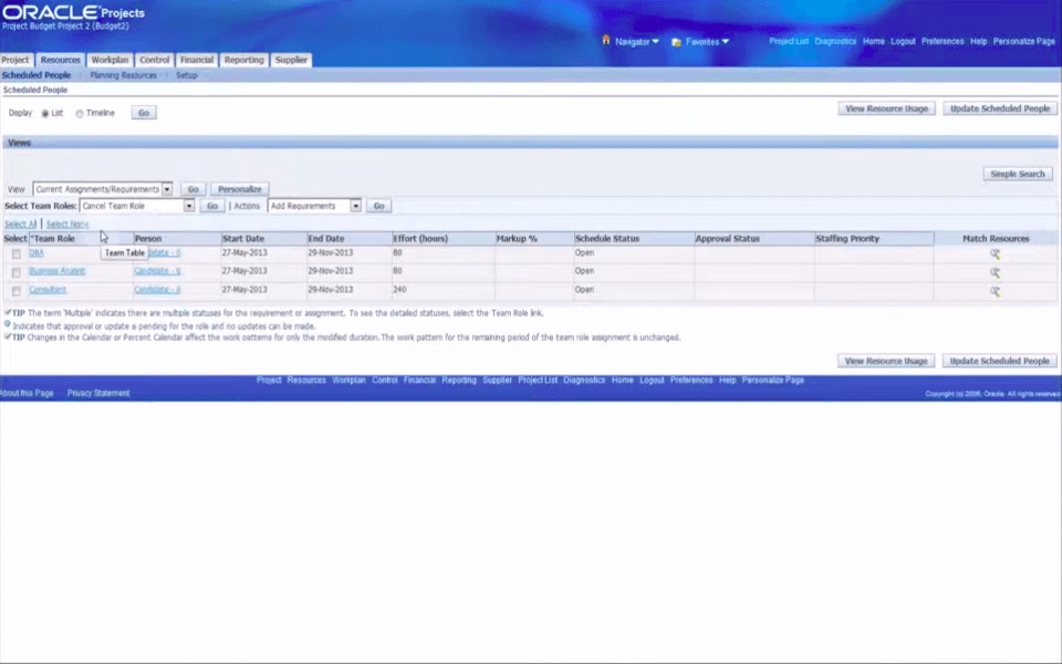 Oracle Project Portfolio Management - Plataforma de gerenciamento de ...