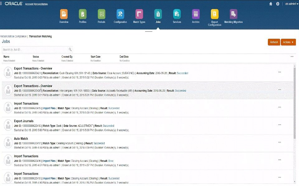 Comparação entre Oracle Account Reconciliation Cloud vs Destrava Aí