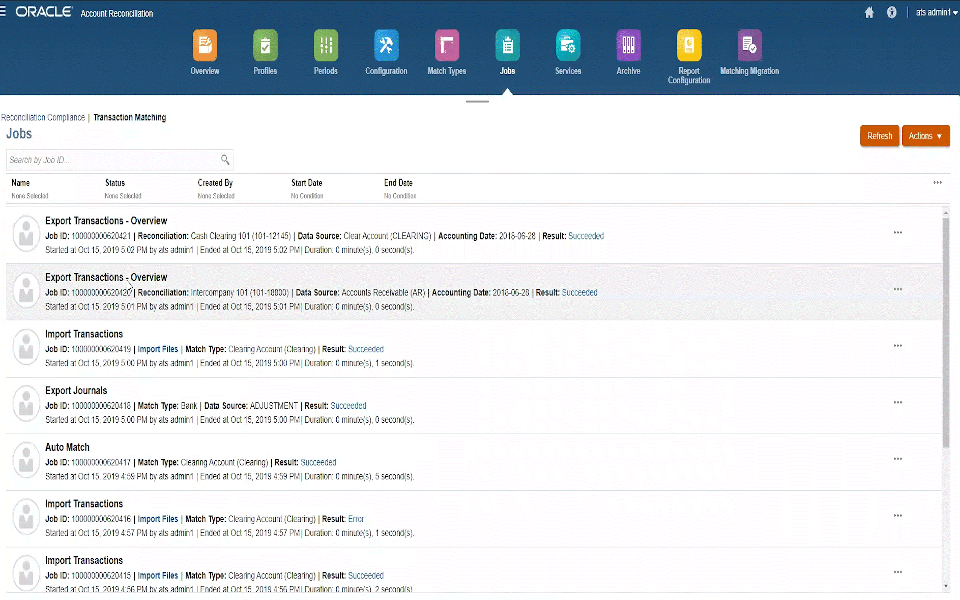Oracle Account Reconciliation - Ferramenta de automação do processo de ...