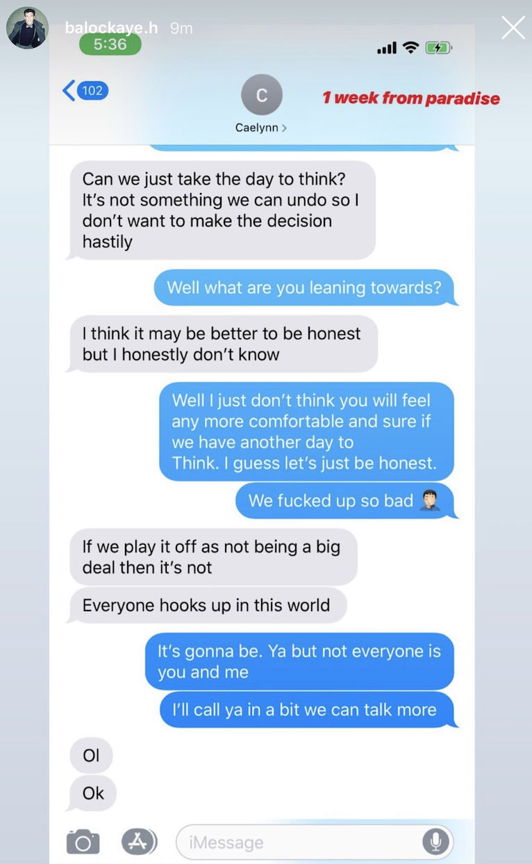 UPDATED: A Full Breakdown Of Blake And Caelynn's Messy Texts | Betches