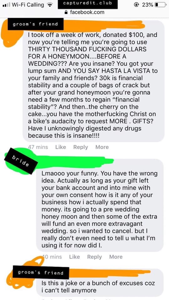 Crazy Wedding Story Of The Week: Bride Scams Friends & Family Out Of ...