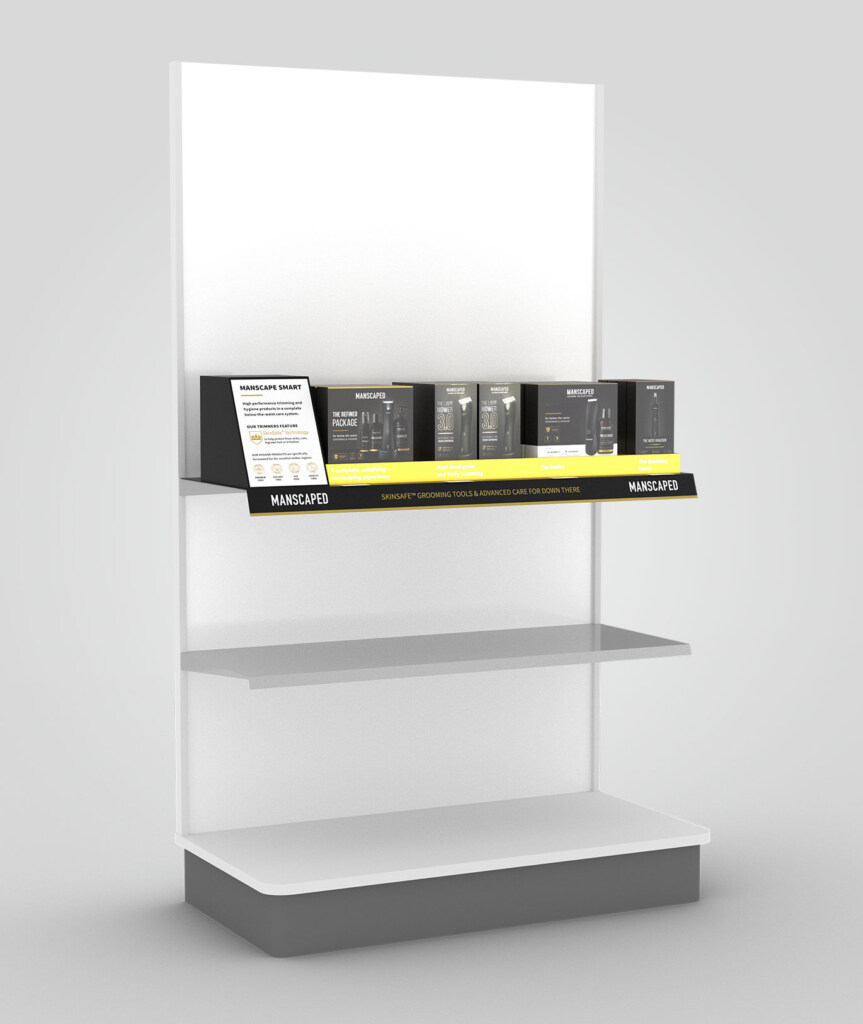 Manscaped Target Shelf Display - CUSTOM RETAIL®